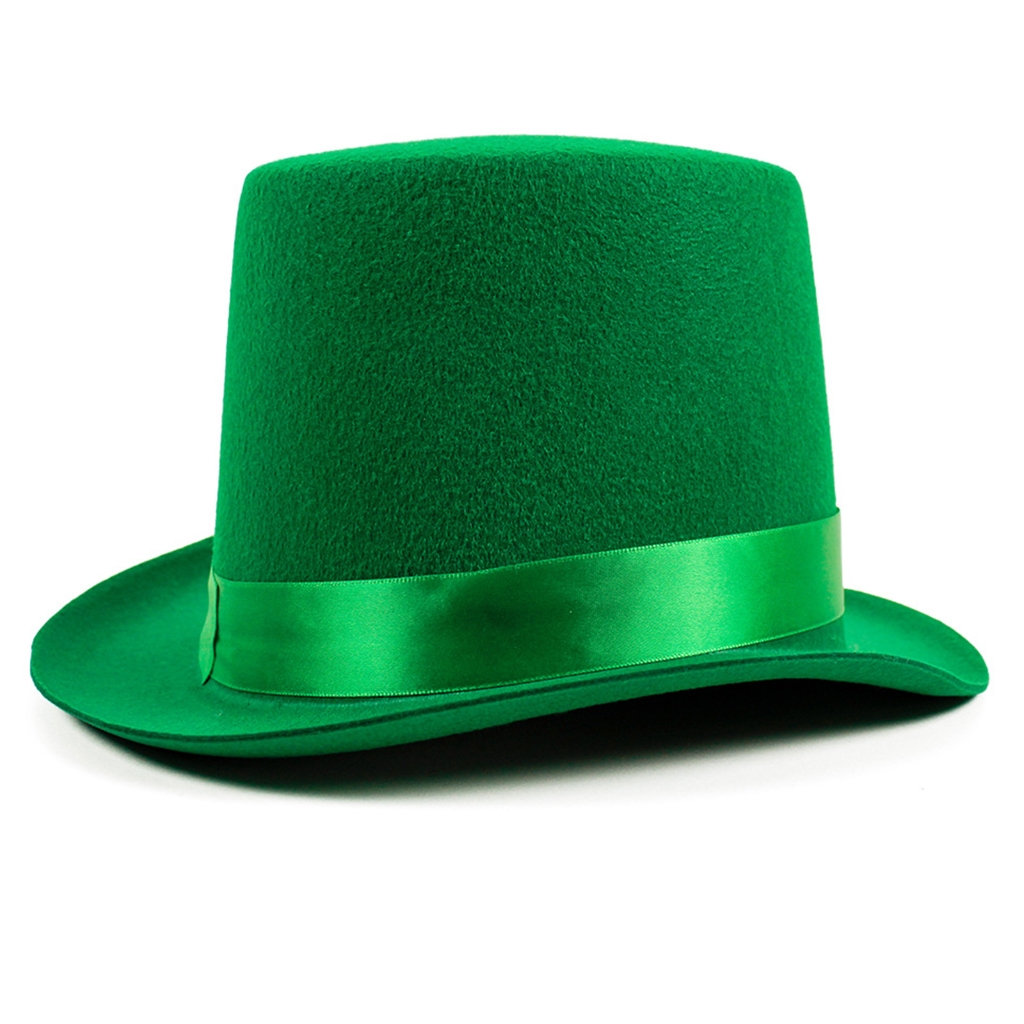 MOMOJIA Cute Saint Patricks Day Hat Flat Top Hat National Day Hat ...