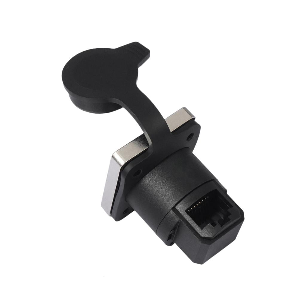 MOMOJIA D Type Panel Mount Networking Adapter RJ45 Female Connector ...