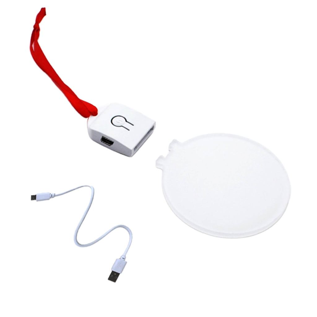 MOMOJIA DIY Sublimation Ornament Blanks with LED Light Clear Round ...
