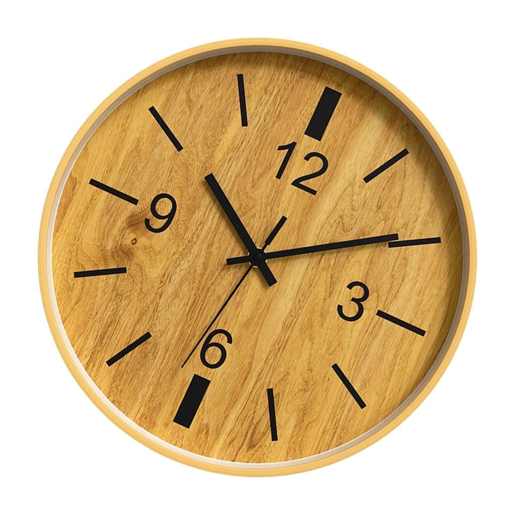 MOMOJIA Decorative Wall Clock,Battery Operated Wall Clock Silents None ...