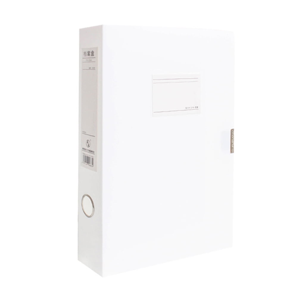 MOMOJIA Desktop Standing a4 File Folder Box Lable Window Design Easy to ...