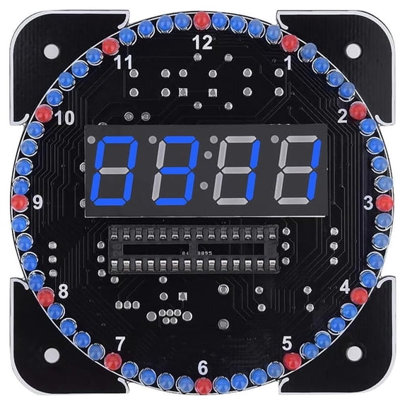 MOMOJIA Digital Clock Soldering Set with Battery Case Enclosure for ...