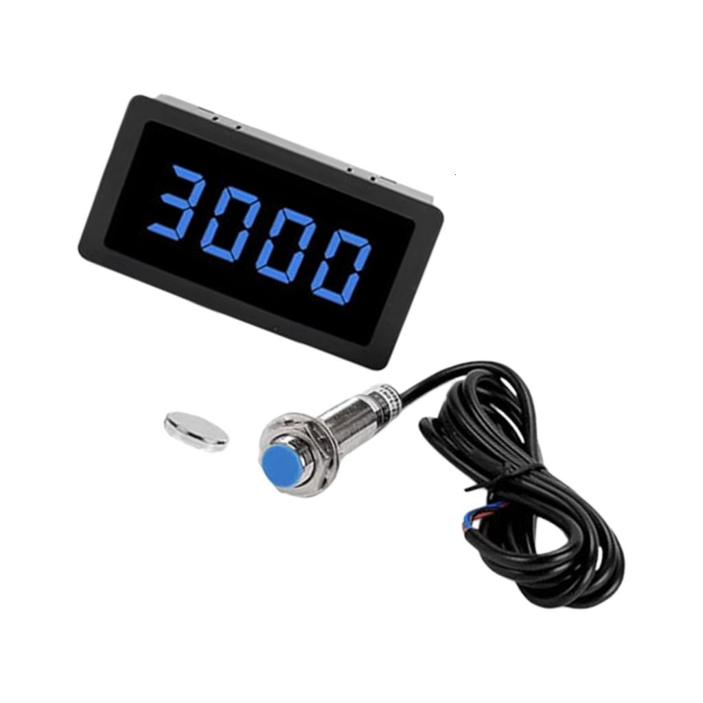 MOMOJIA Digital Tachometer RPM Meter with Hall Sensors Real Time Speed ...