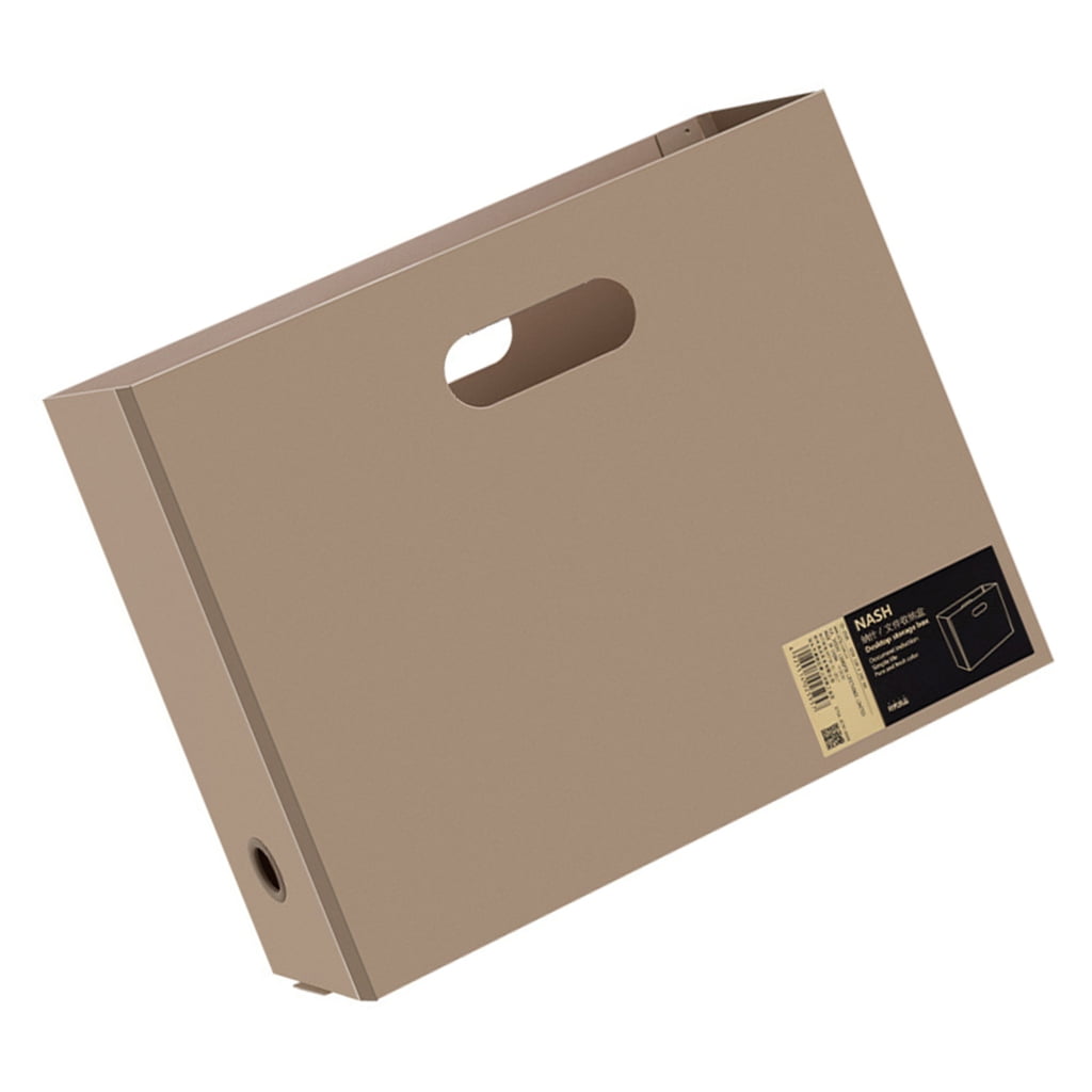 MOMOJIA Document Organizer Box File Box Plastic File Storage Box ...