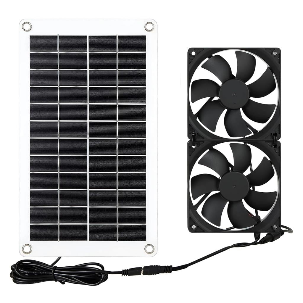 MOMOJIA Easy to Maintain 8W 12V Photovoltaic Ventilation Fan Providing ...