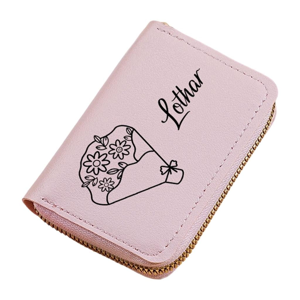 MOMOJIA Elegant Solid Color Card Organizer PU Construction Expandable ...