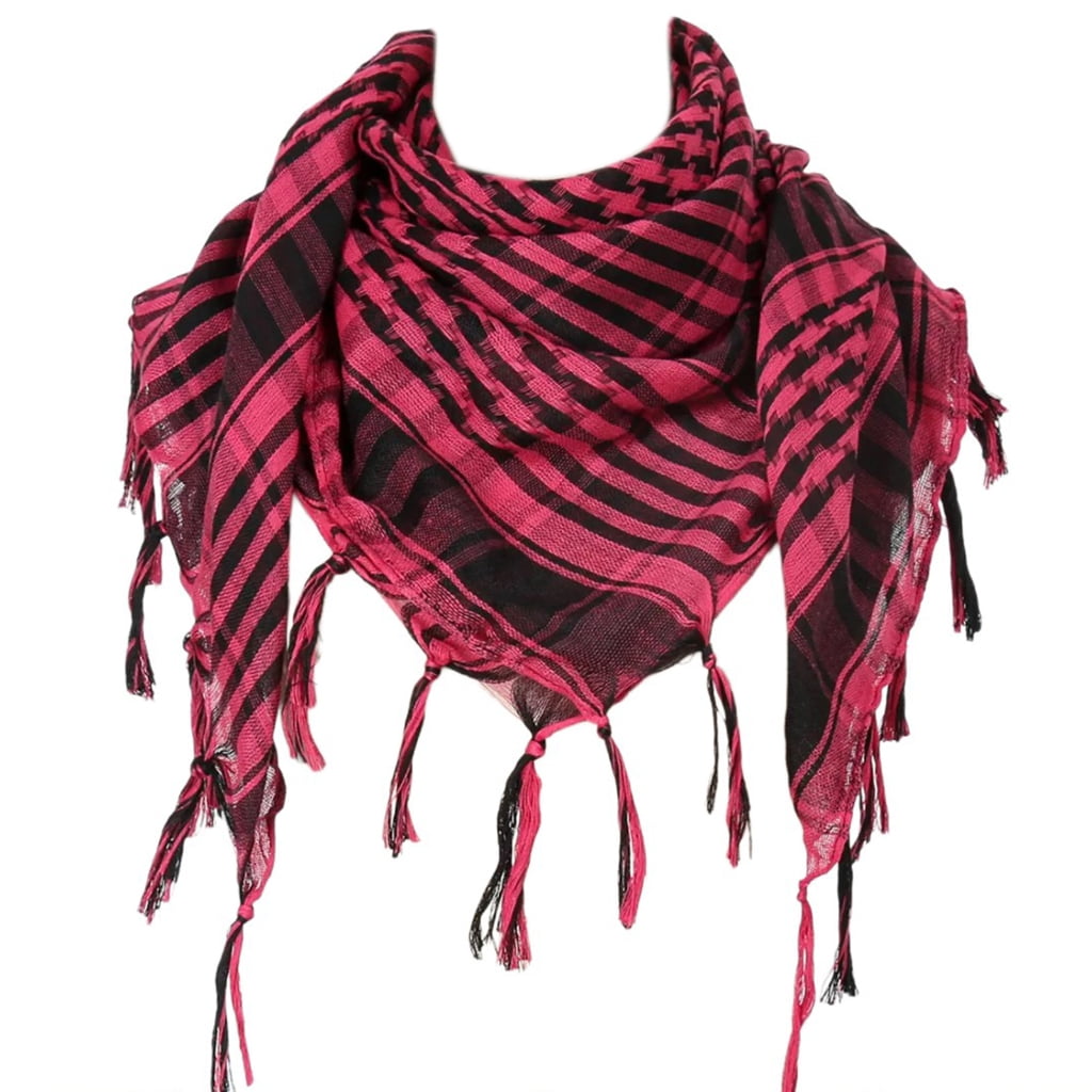 MOMOJIA Ethnic Shawl Arab Shemagh Scarf Arabian Neck Cover Desert ...