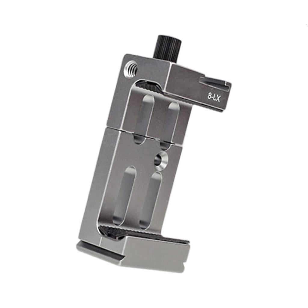 MOMOJIA Expandable Mobile Device Mount Aluminum Cold Shoe Clamp for ...
