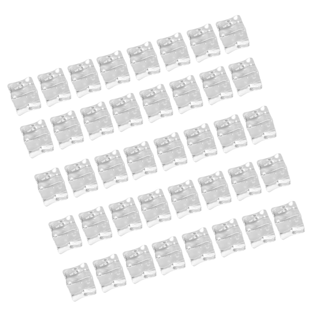 MOMOJIA Fake Ice Cubes,Acrylic Clear Ice Rock Crystal Square Fake Ice ...