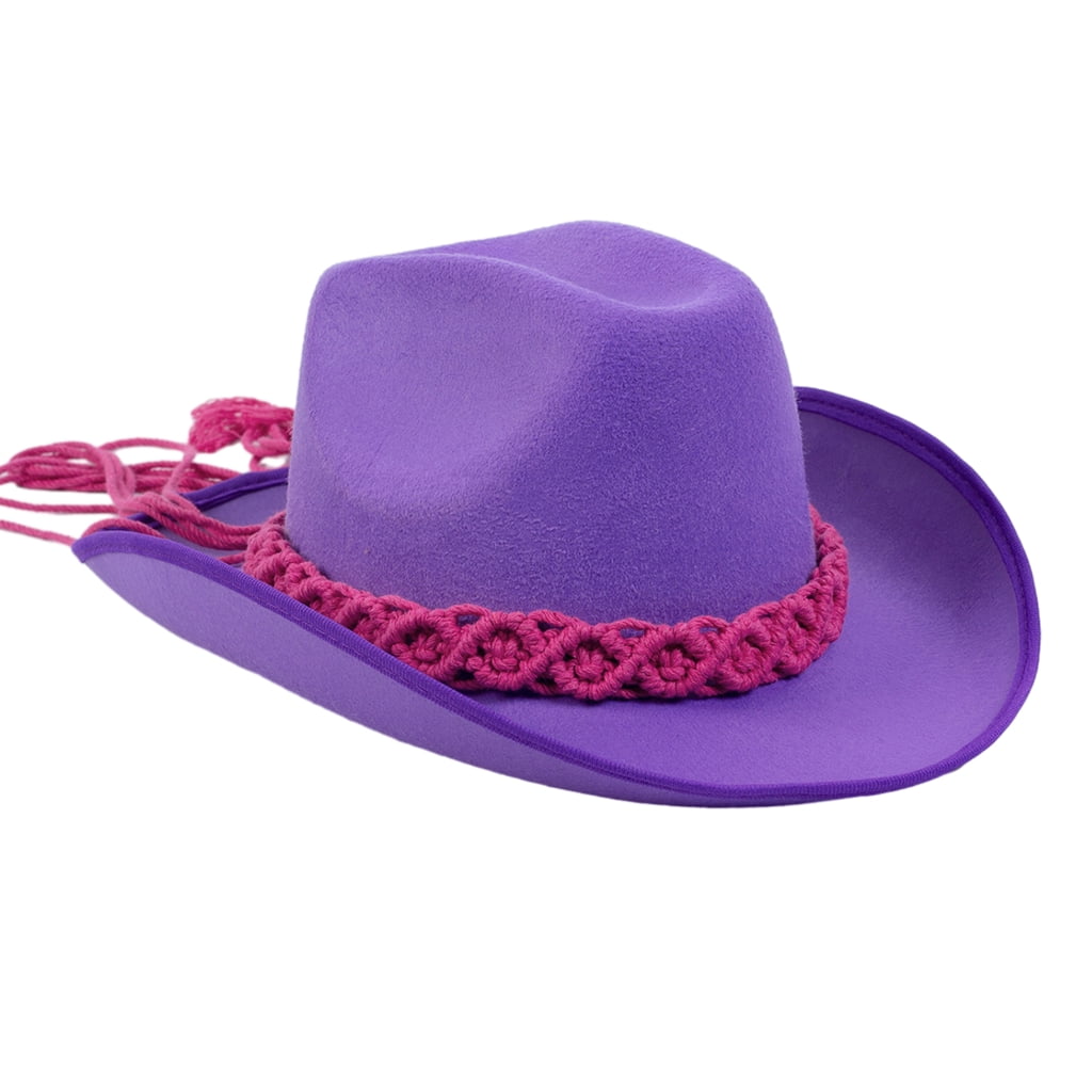 MOMOJIA Fashion British Style Cowgirl Hat Woman Man Cowboy Hat for ...