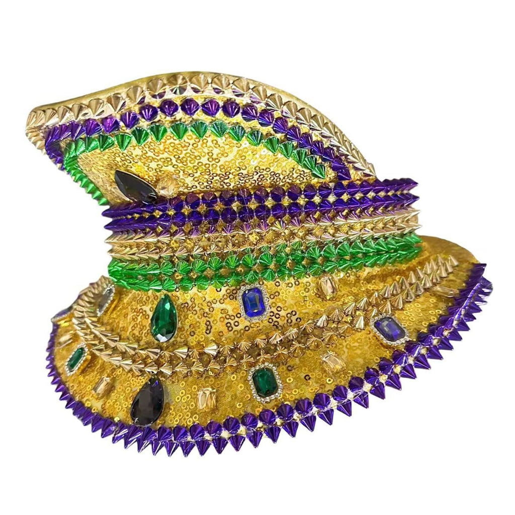 MOMOJIA Fashion Captain Hat Bride Military Hat with Rivets Wedding Hat ...