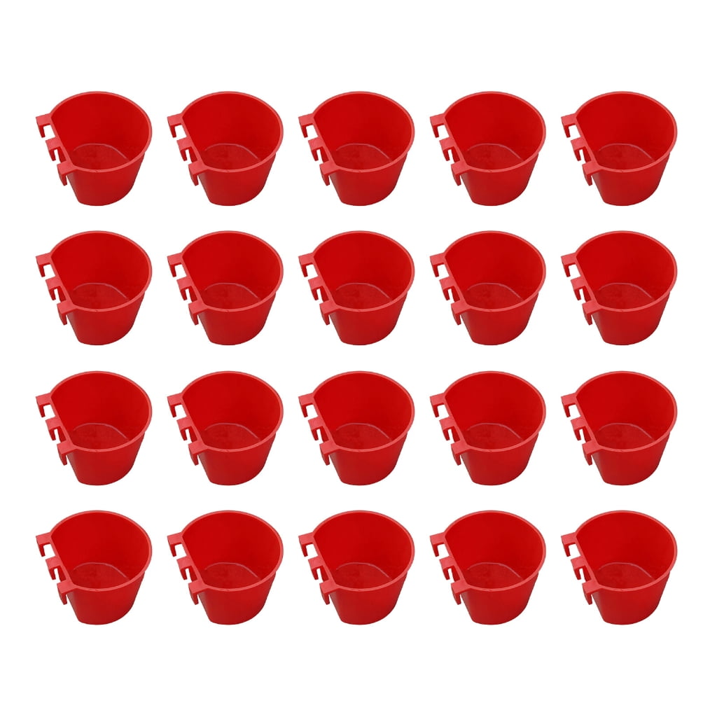 MOMOJIA Feeding Cup Watering Bowl Chicken Waterer Cup Water Food Bowl ...