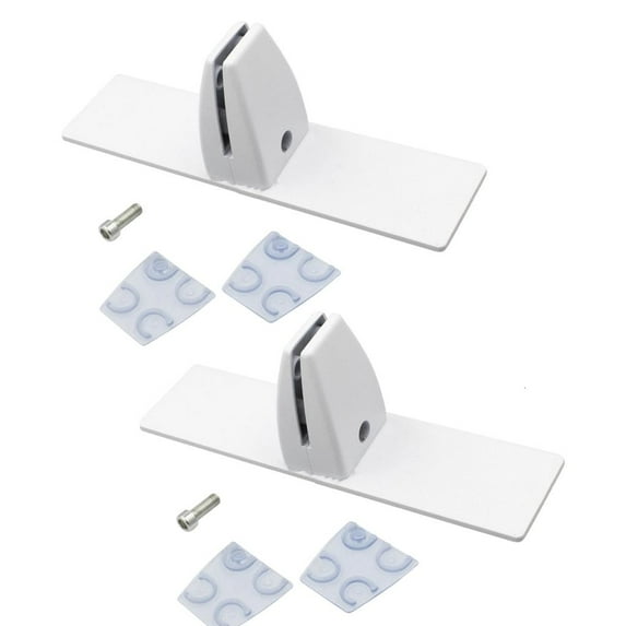 MOMOJIA Fireplaces Screen Holder Brackets Feet Adjustable Metal ...