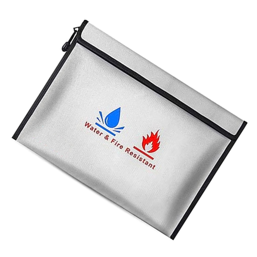 MOMOJIA Fireproof Waterproof Money Bag Document Bag - Walmart.com