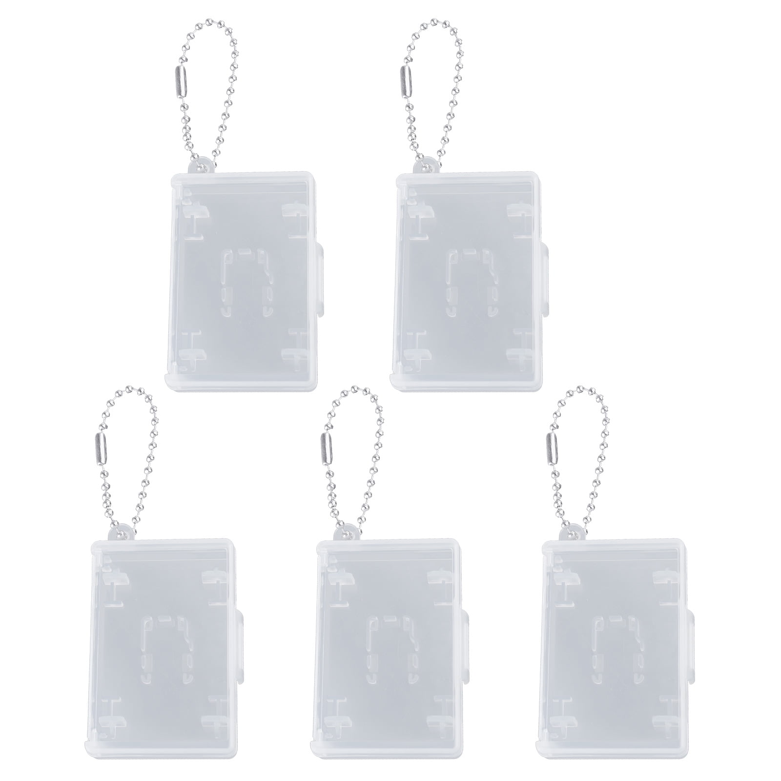 MOMOJIA Five Pack Game Card Container Holders Storage Box With Internal ...