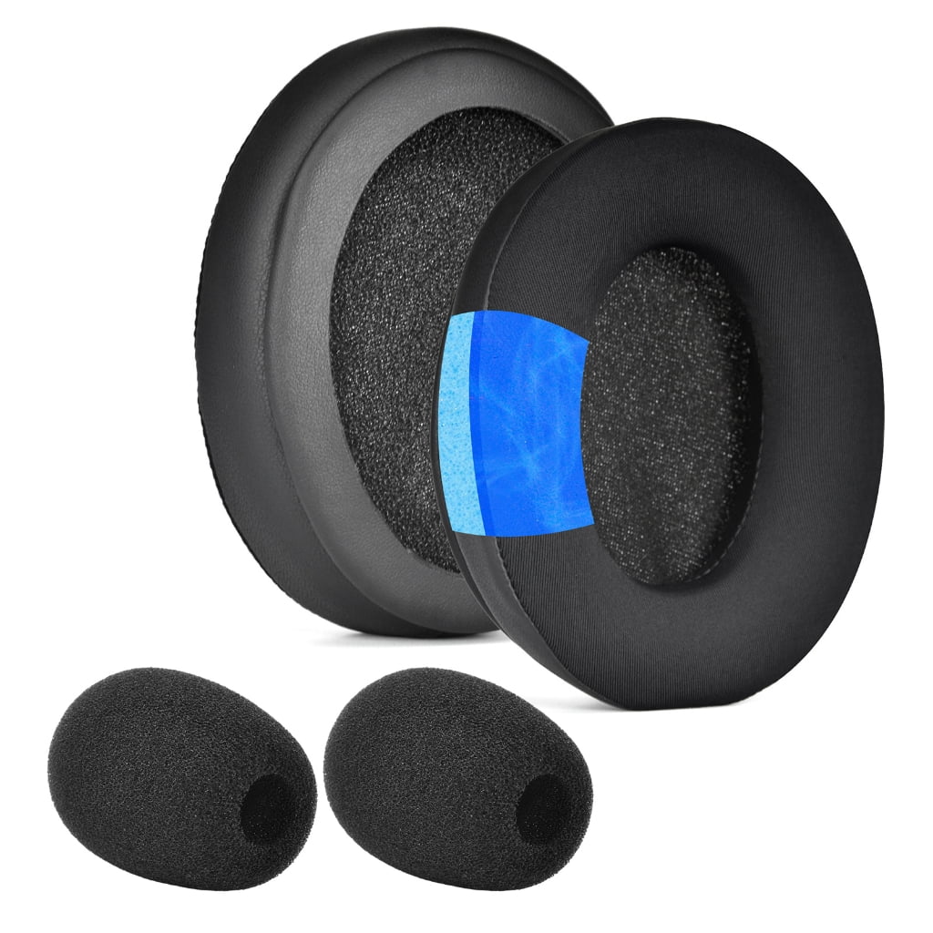 MOMOJIA Flexible Ear Cushions for Headsets with Windproof Mic Covers ...
