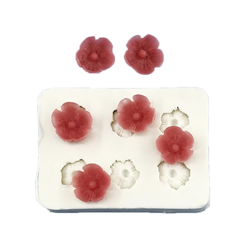 MOMOJIA Flexible Flower Shape Resin Mold Easy Releasing Design Silicone ...