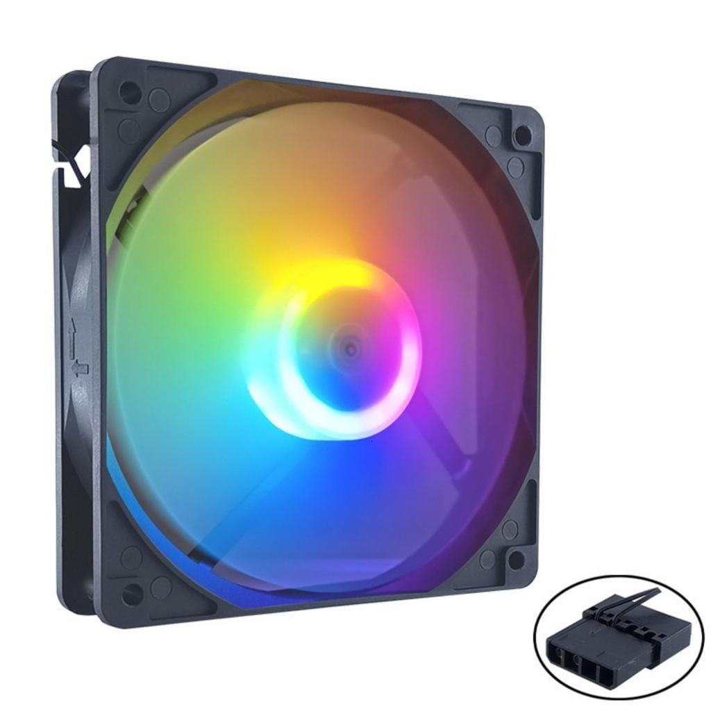 MOMOJIA Forward Airflow 12cm 4Pin Quiet PC Cooling Fan 45CFM Airflow ...