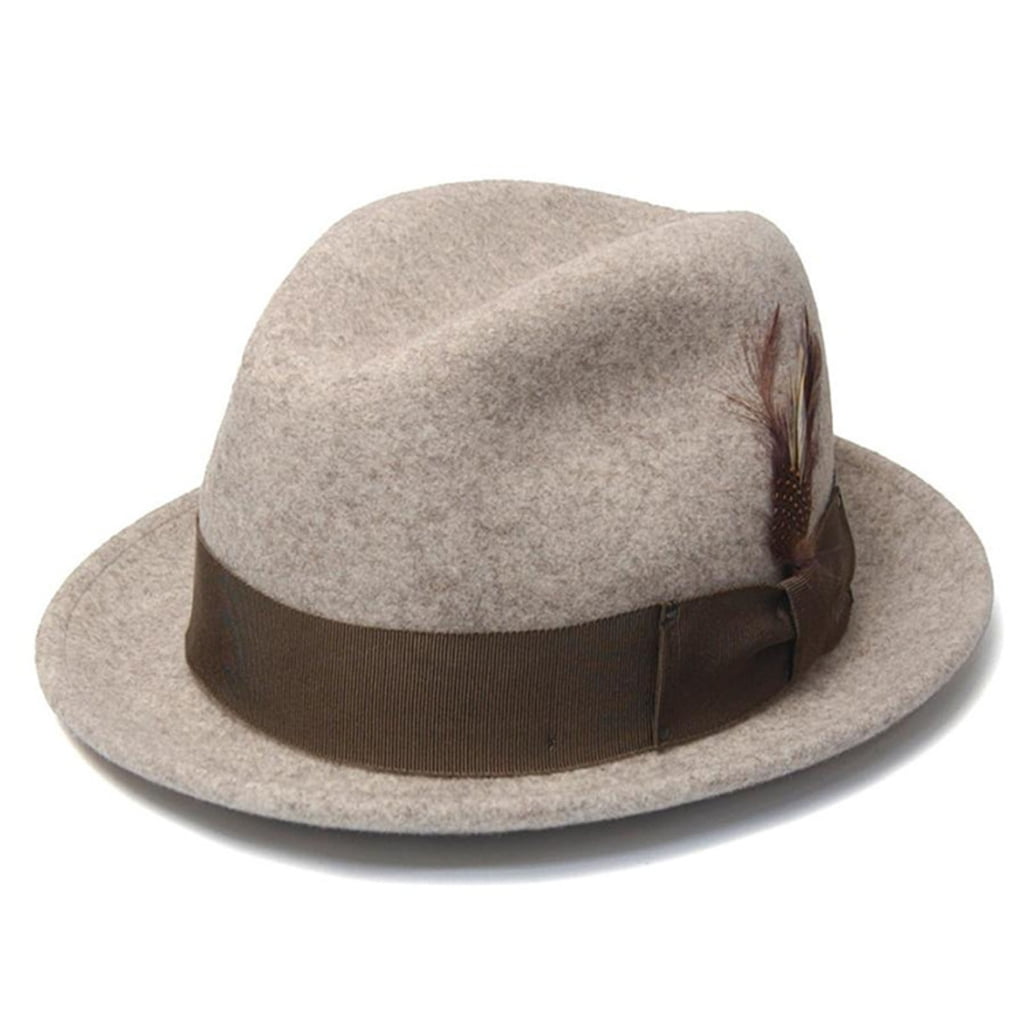 MOMOJIA French Style Trilby Hat Ribbon Hat Band Fedoras Hat for Female ...