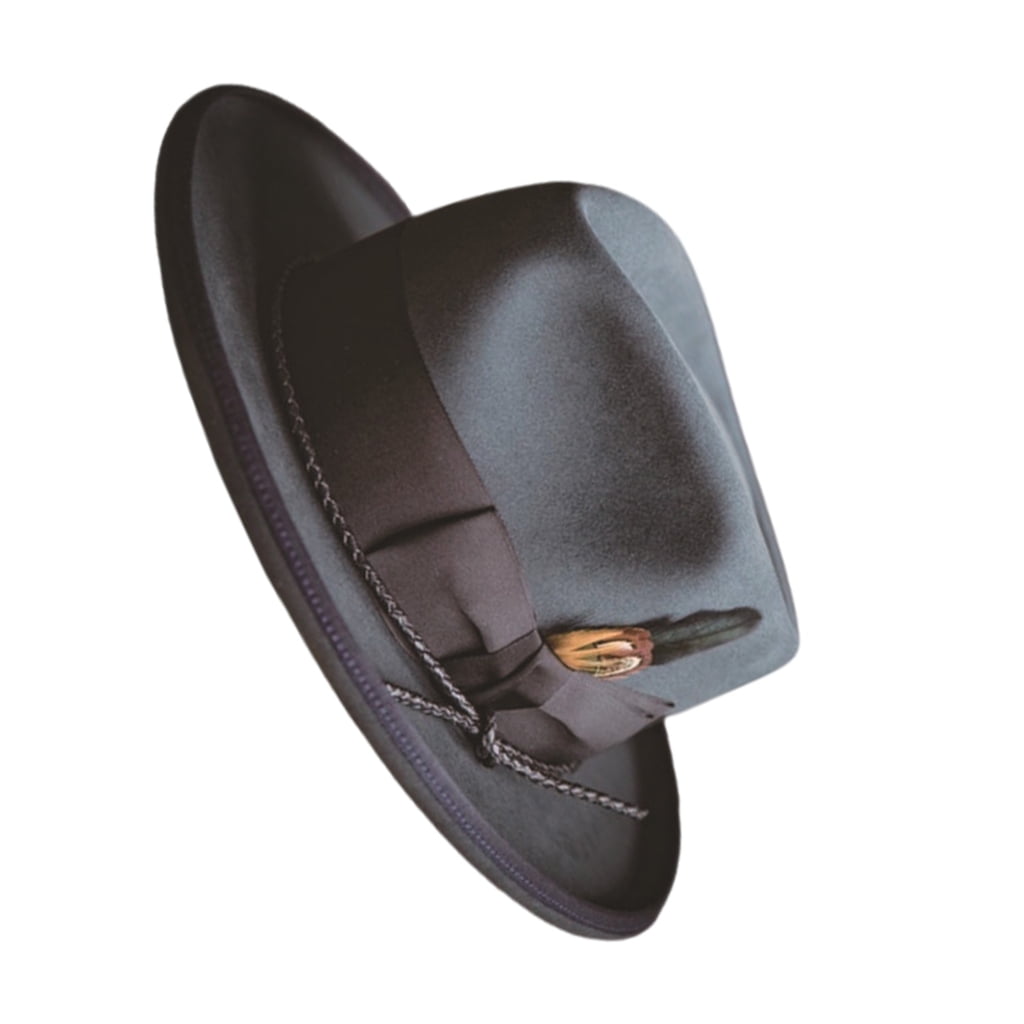 MOMOJIA French Style Trilby Hat Ribbon Hat Rope Fedoras Hat for Female ...