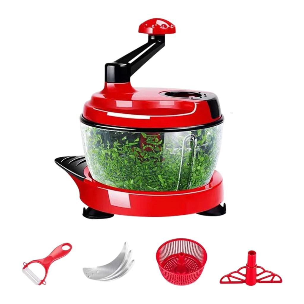 MOMOJIA Hand Operated Crank 402 Steel Meat Mincer Vegetable Cutter ...
