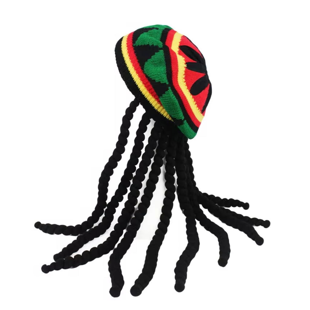 MOMOJIA Handcrochet Dreadlocks Braid Hat C0sp1ay Costume Pullover Hat ...