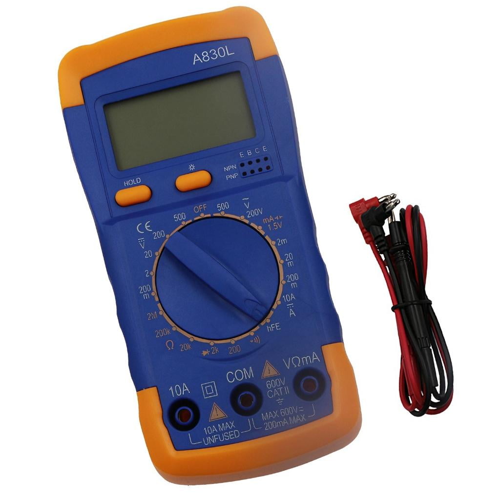 MOMOJIA Handheld Digital Multimeter Backlights Voltmeter Ohm Voltages ...
