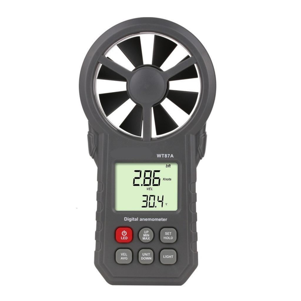 MOMOJIA Handheld Wind Gauge Handheld Digital Anemometer for Wind Speeds ...