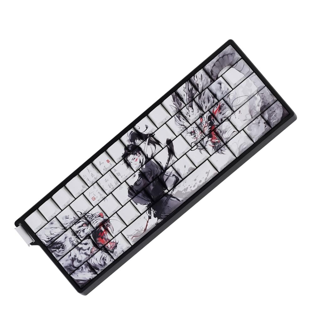 MOMOJIA Heat Sublimation PBT Keycaps Textured Anti Slip For 60% 68% ...