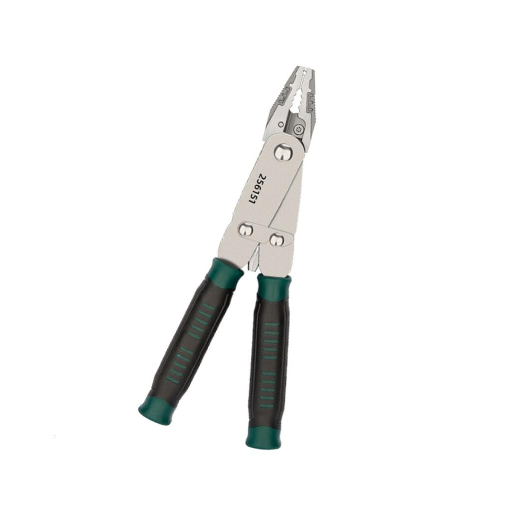 MOMOJIA Heat Treated Carbon Steel Switchable Jaw Pliers Wire Stripping ...