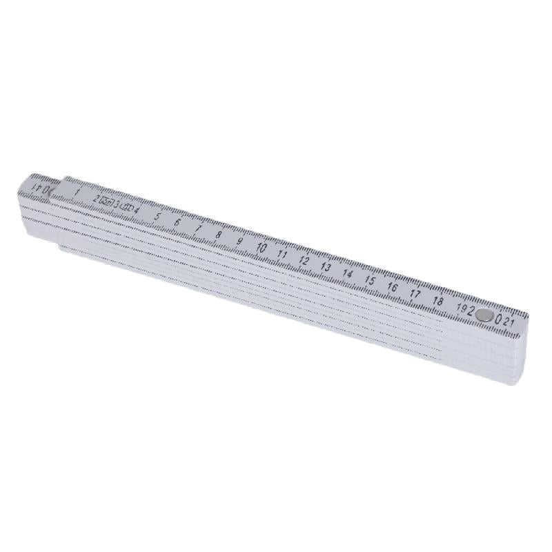 MOMOJIA Heavy Duty Folding Ruler Precisions Metric Ruler Measurement ...