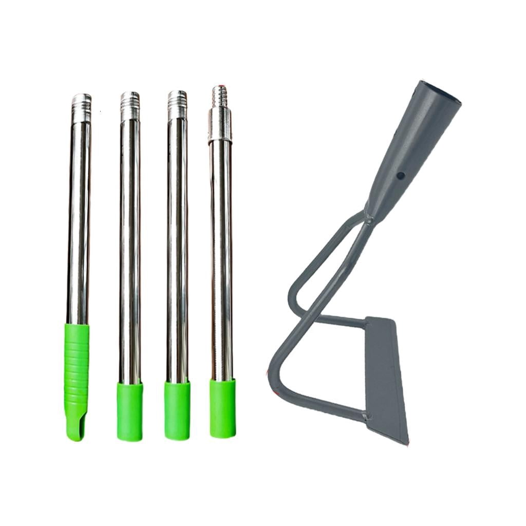 MOMOJIA Heavy Duty Garden Scraper Width Extended Handle Stainless Steel ...