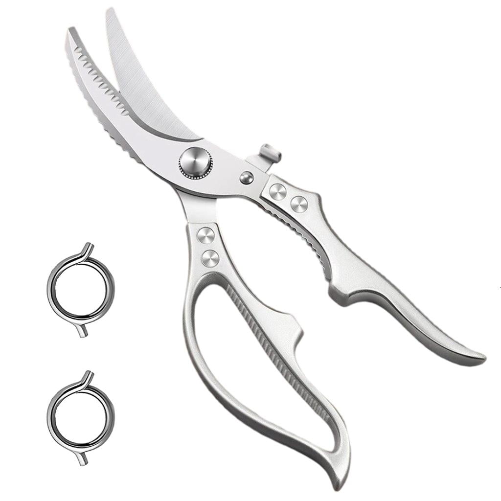MOMOJIA Heavy Duty Nonrust Steel Kitchen Shears For Cutting Meat ...