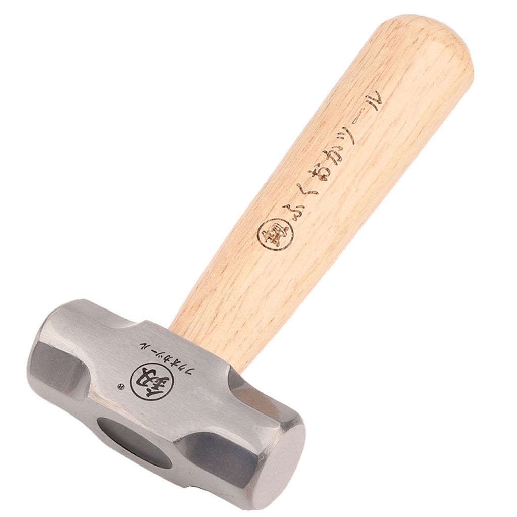 MOMOJIA Heavy Duty Octagonal Hammer High Carbon Steel Head, Solid Wood ...