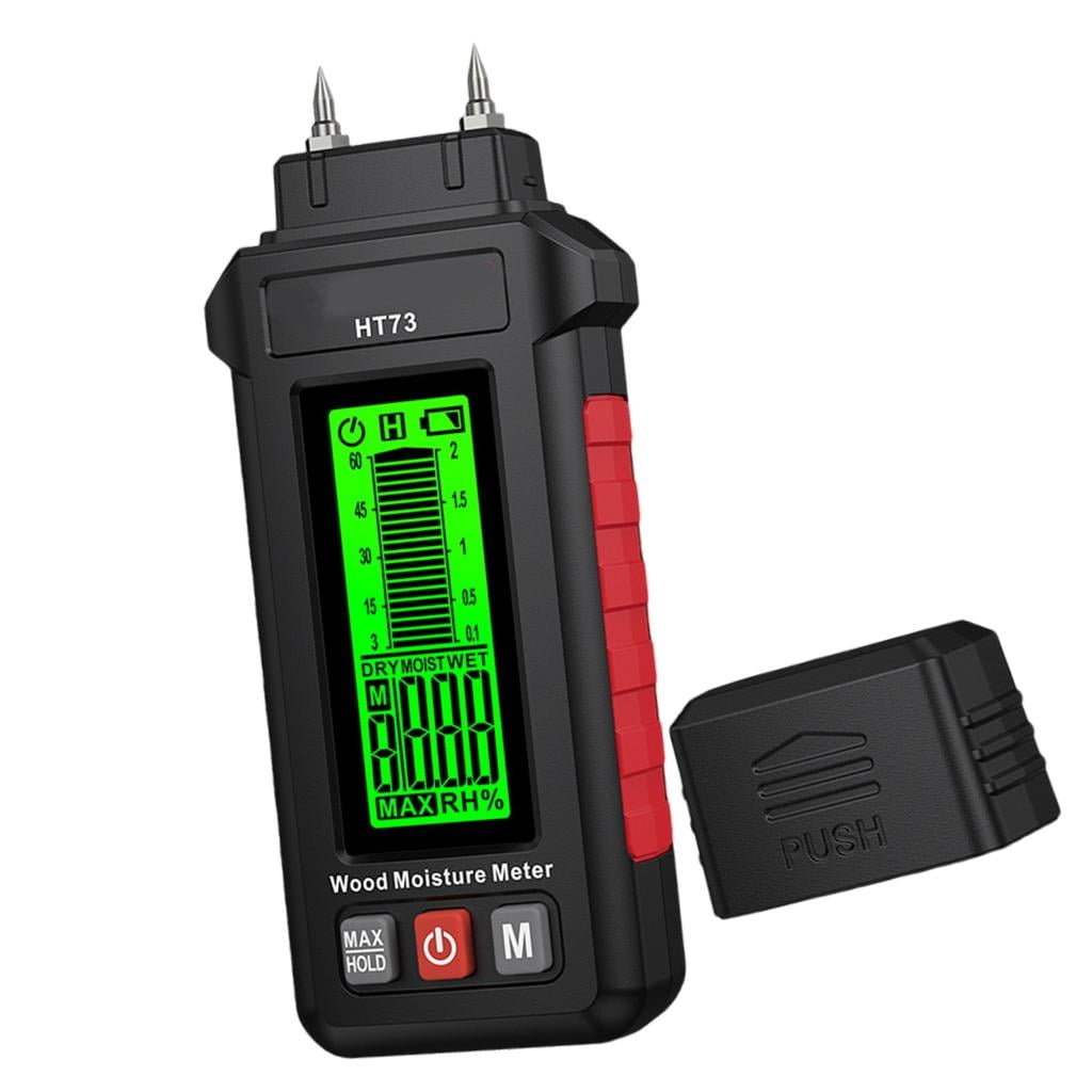 MOMOJIA High Accuracy Digital Wood Moisture Meter Moisture Tester for ...
