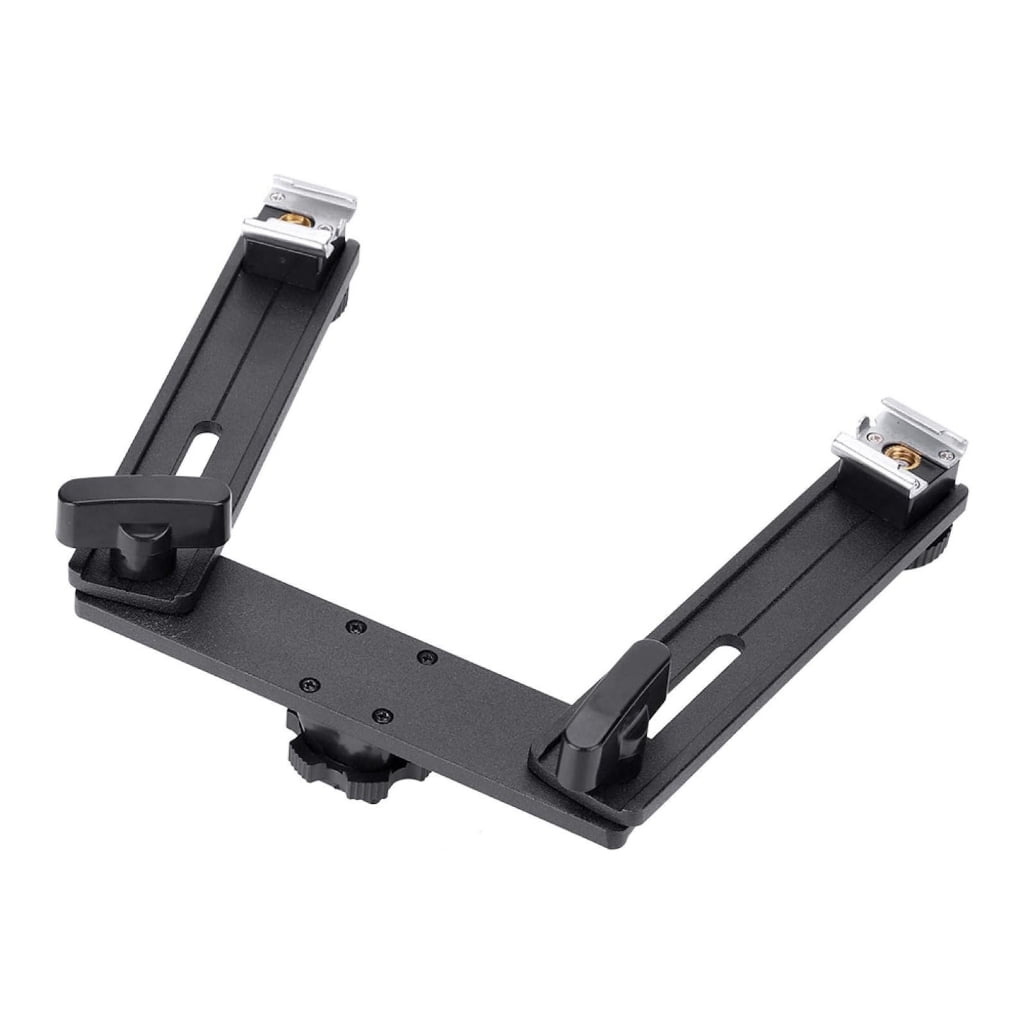 MOMOJIA High Strength Double Mount Twin Adapter For DSLR Camera Action ...