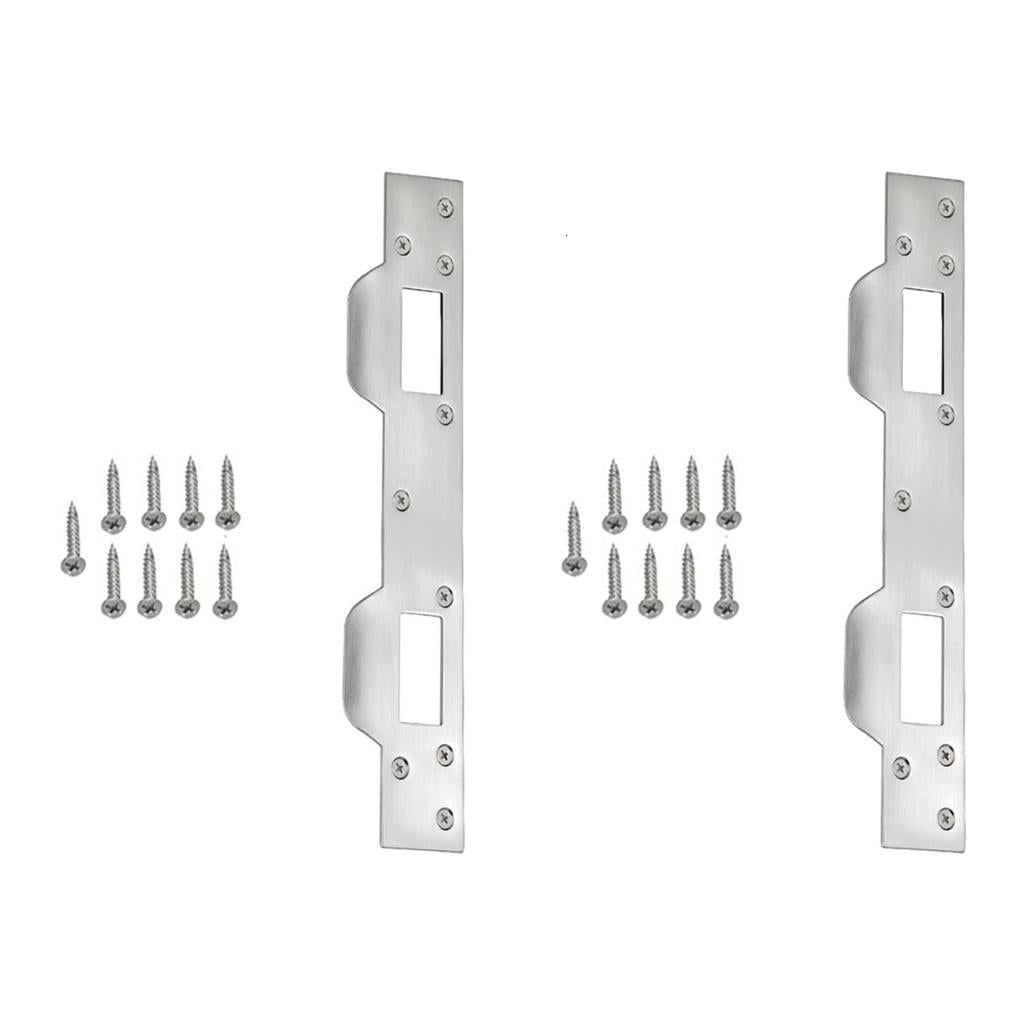 MOMOJIA Hole Security Plate Heavy Duty Metal Reinforcer for Door ...