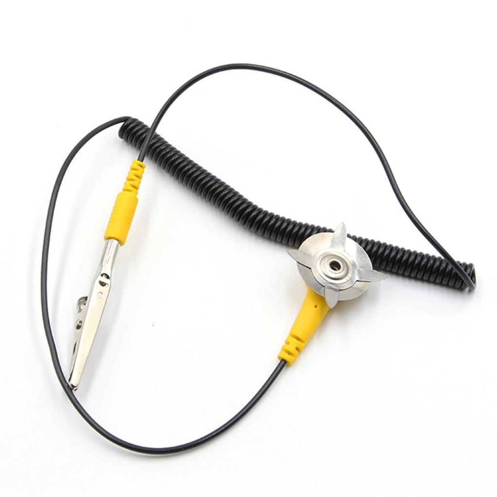 MOMOJIA Industrial Grounding Protections Tool Anti Static Spring Grounding Wire Clamps Earth ...