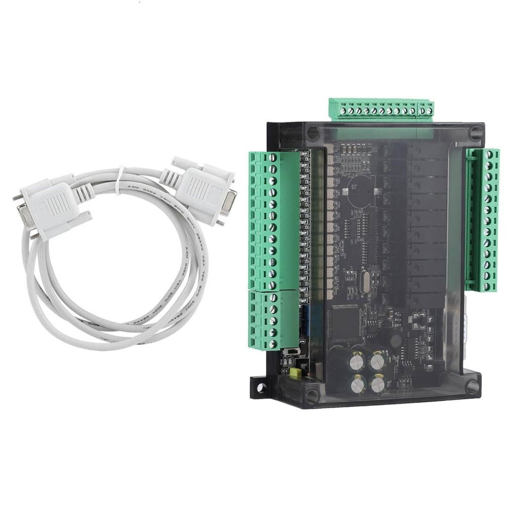 MOMOJIA Industrial PLC Controller FX3U 24MR With Connection Cable 32Bit ...