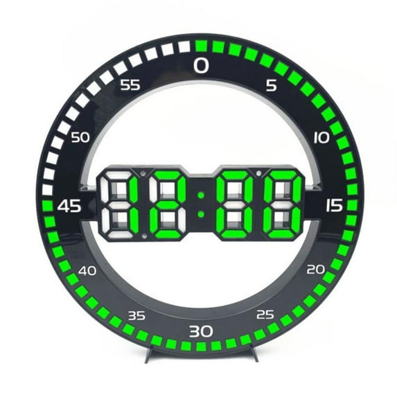 MOMOJIA Innovative Second Counter Digital Wall Clock With Large Screen ...