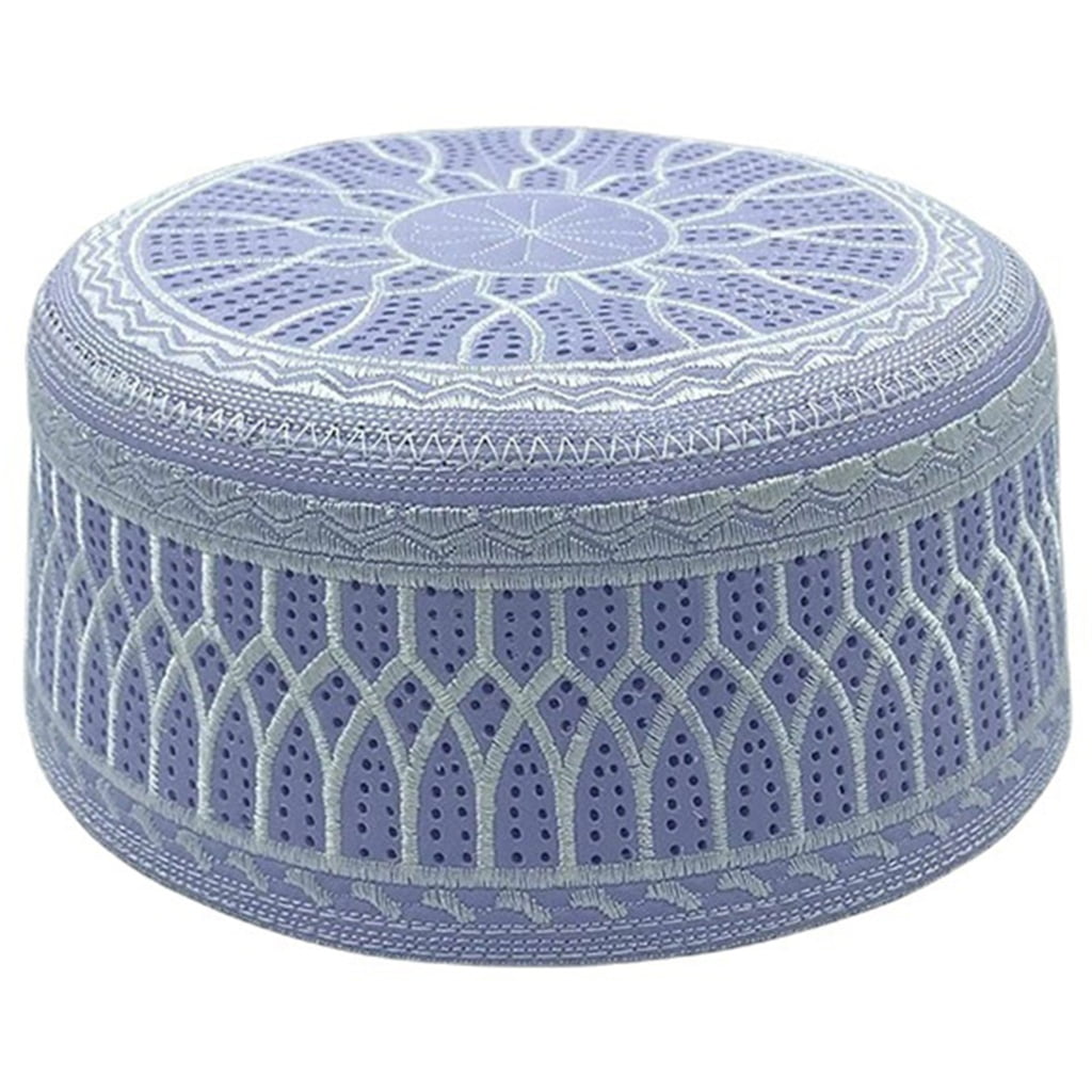MOMOJIA Islams Prayer Hat Men Embroidery Islamic Hat Arabian Turban ...