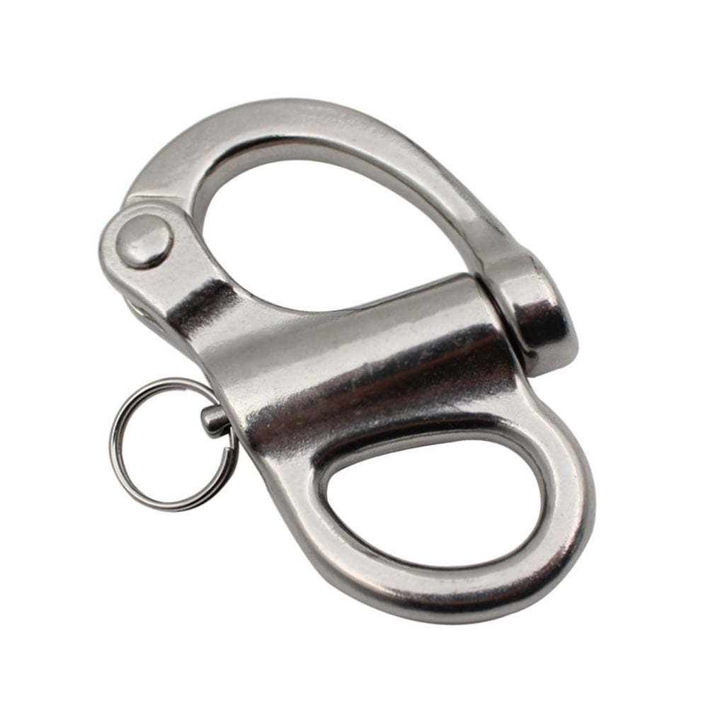 MOMOJIA Jaw Swivel Snap Shackle Stainless Steel for Sailboats ...