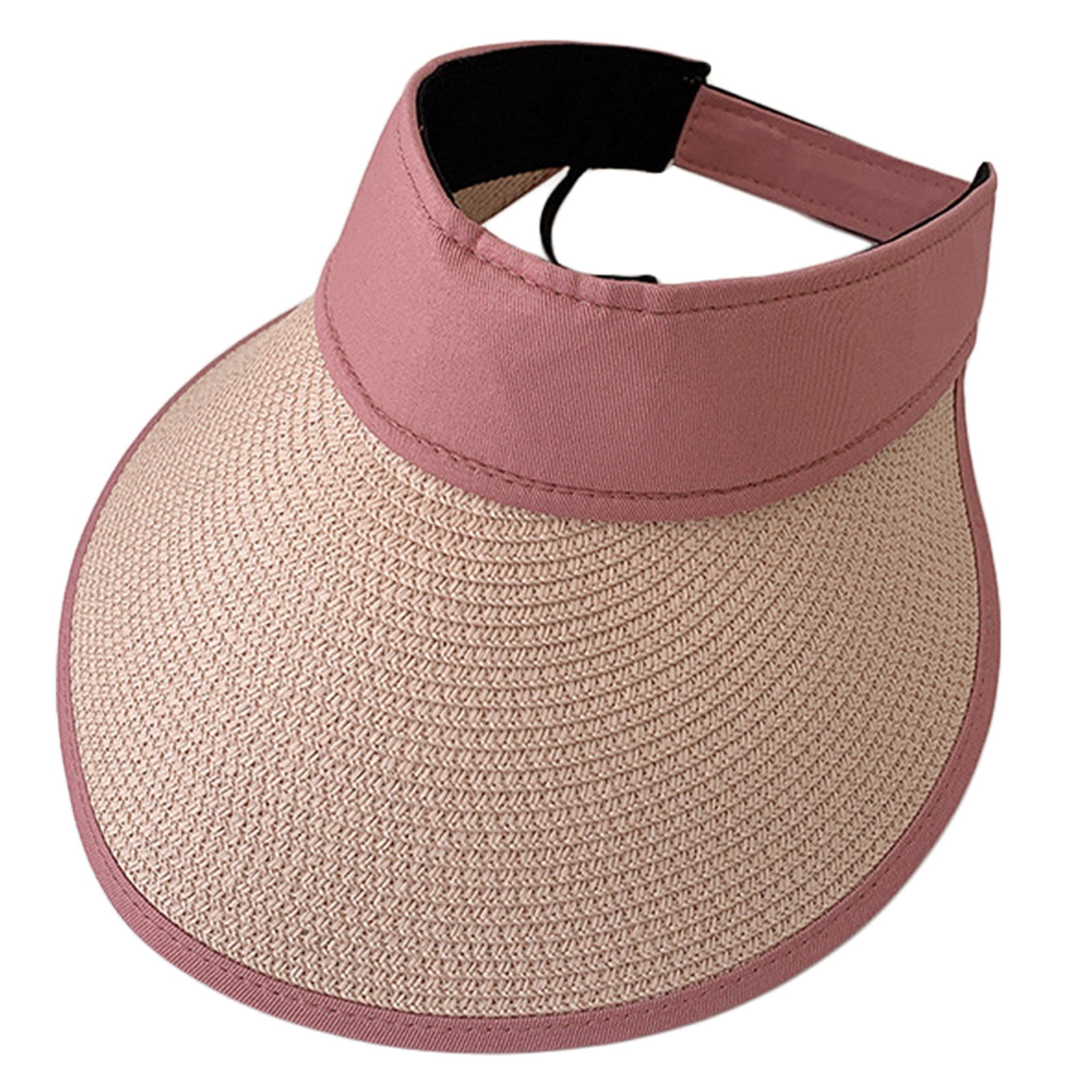 MOMOJIA Korean Wide Brim Empty Top Hat Sunscreen Travel for Sun Visor ...