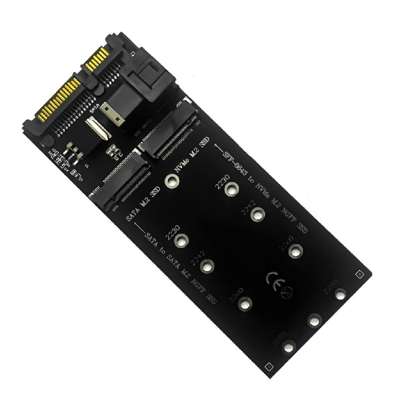 MOMOJIA M Key SATAs NGFFs HDDs to SATAs 3 Raiser to SATAs Adapter ...