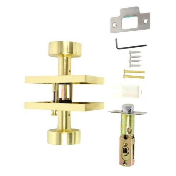 MOMOJIA Matte Black Entry Door Locks Alloy Hardware Set 15 Min ...