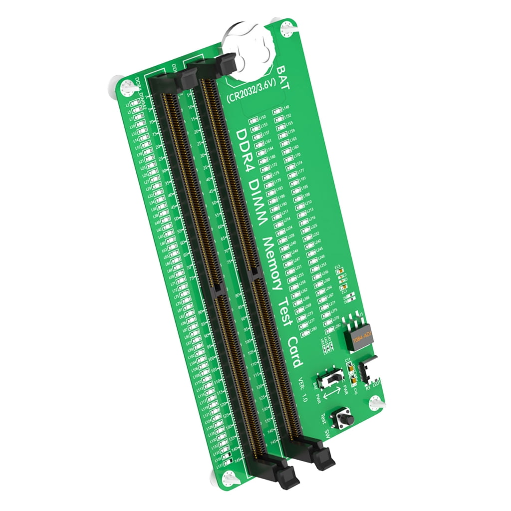 MOMOJIA Memory Test Card Notebook DDR4 DIMM Memory Tester Tool with LED ...
