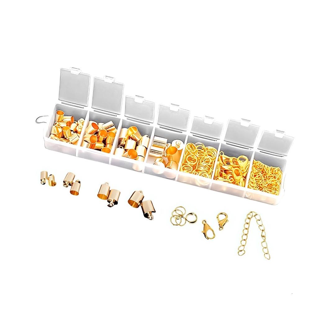 MOMOJIA Metal Bead Caps Jewelry Makers Rustproof Quick Fixation ...