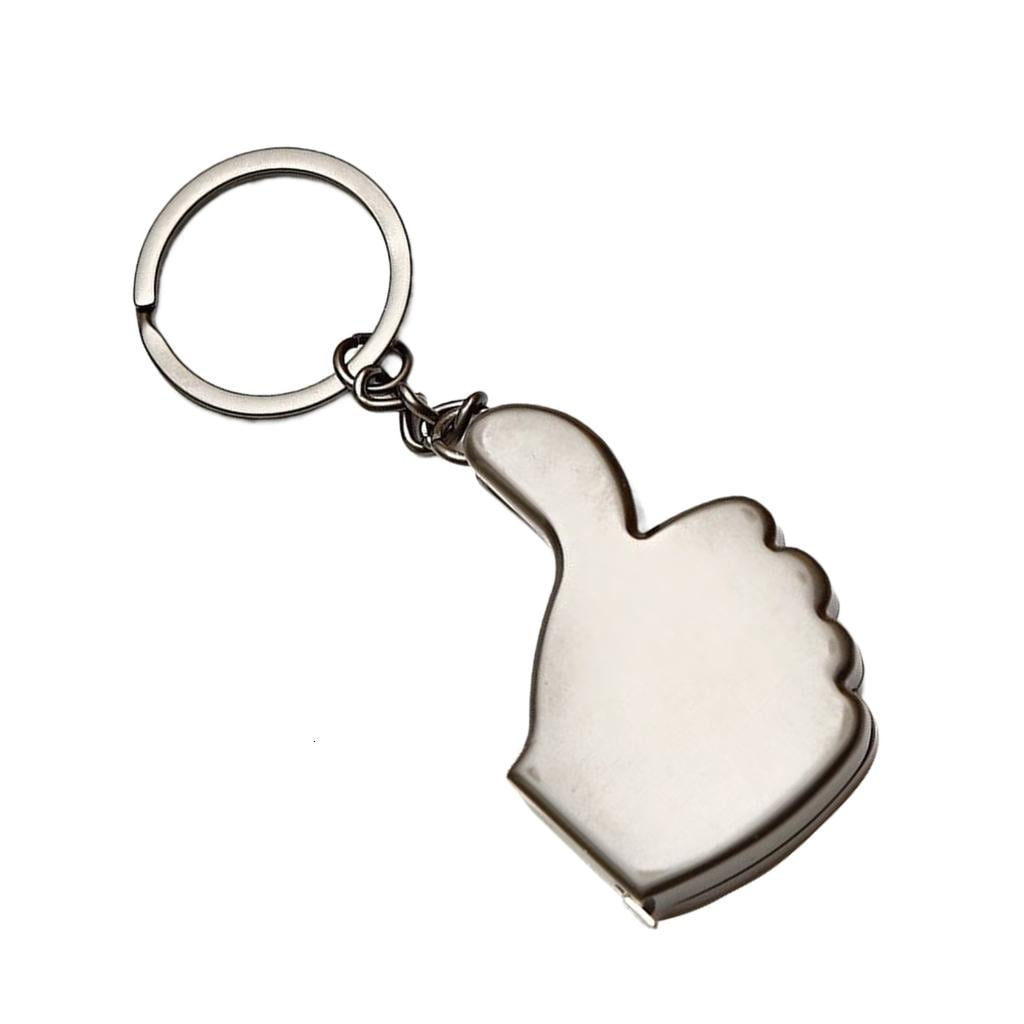 MOMOJIA Metal Case Small Steel Tape Measure Measuring Tape with Keyring ...