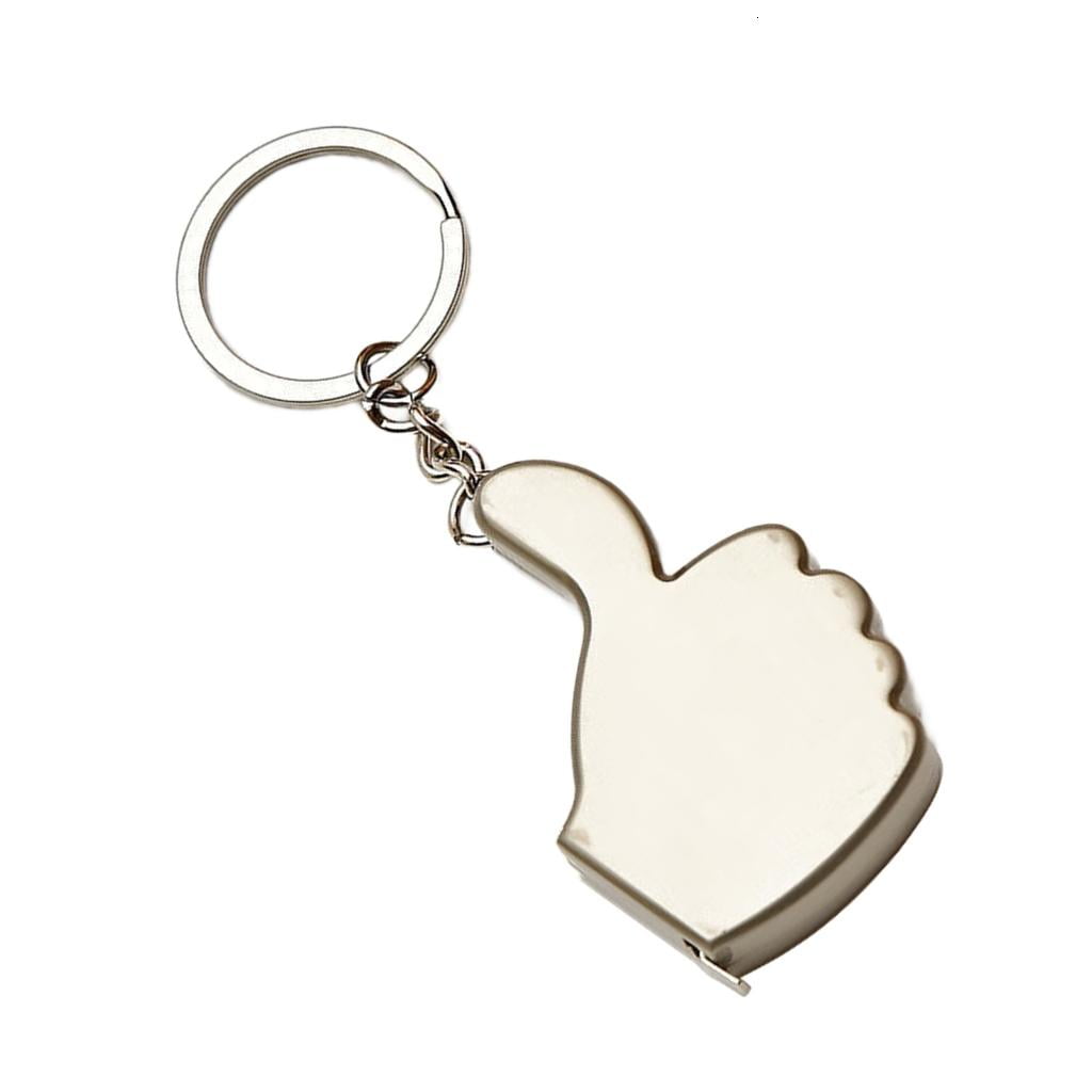 MOMOJIA Metal Case Small Steel Tape Measure Measuring Tape with Keyring ...