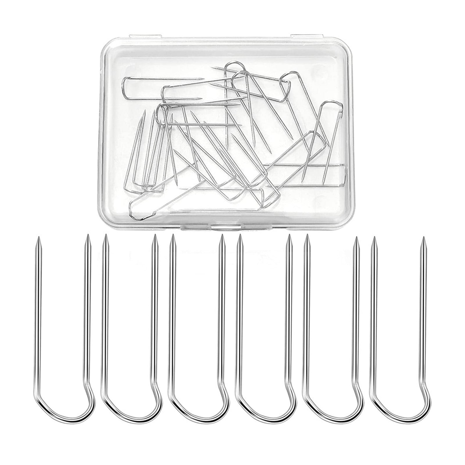 MOMOJIA Metal U Pins 50pcs/100pcs/200pcs Patchwork Sewing Pin Quilting ...